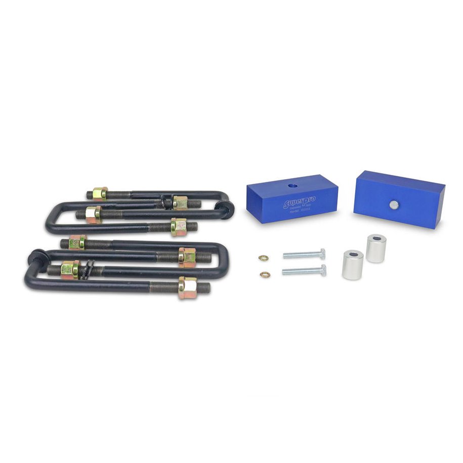 SuperPro 45mm Rear Block Spacer Kit - Easy Lift Kit to suit Toyota ...